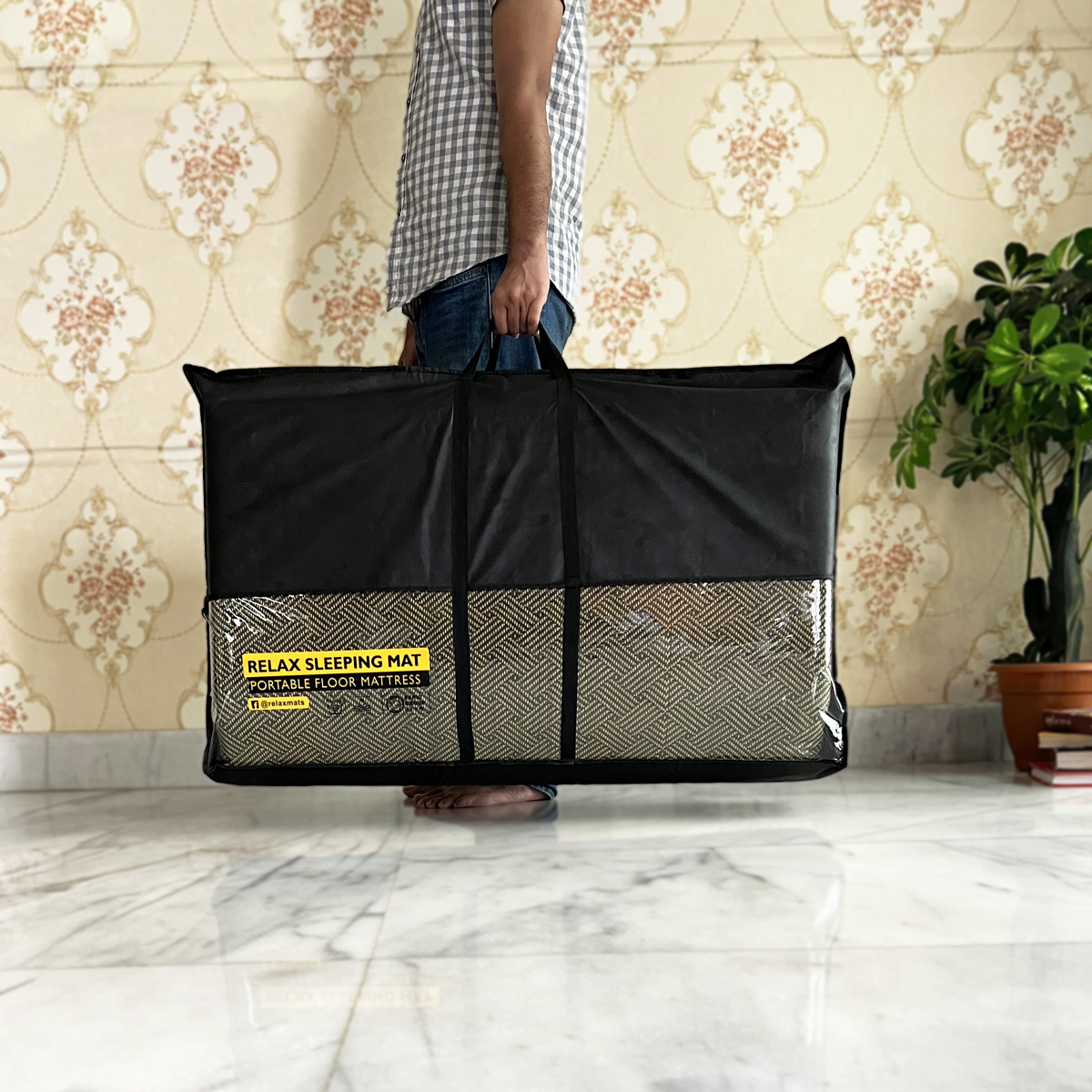 Relax Floor Mattress - Golden Waves Premium Sleeping Mat (Extra Thick ...